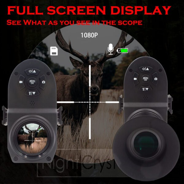 M4A IR Hunting Night Vision Scope Attachment - NightCrystal Optics