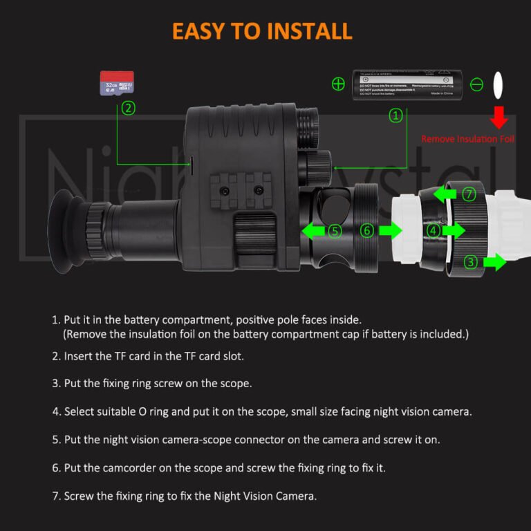M4A IR Hunting Night Vision Scope Attachment – NightCrystal Night ...
