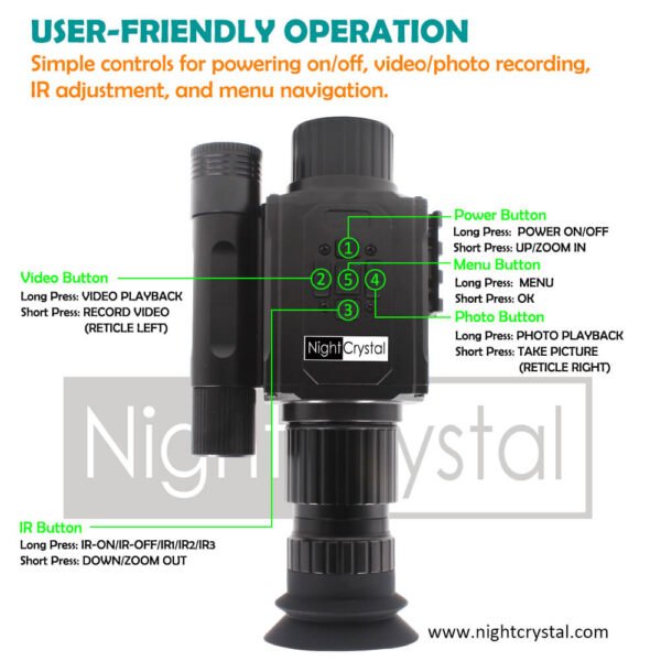 M6 Night Vision Scope User Operation Manual - NightCrystal Night Vision ...