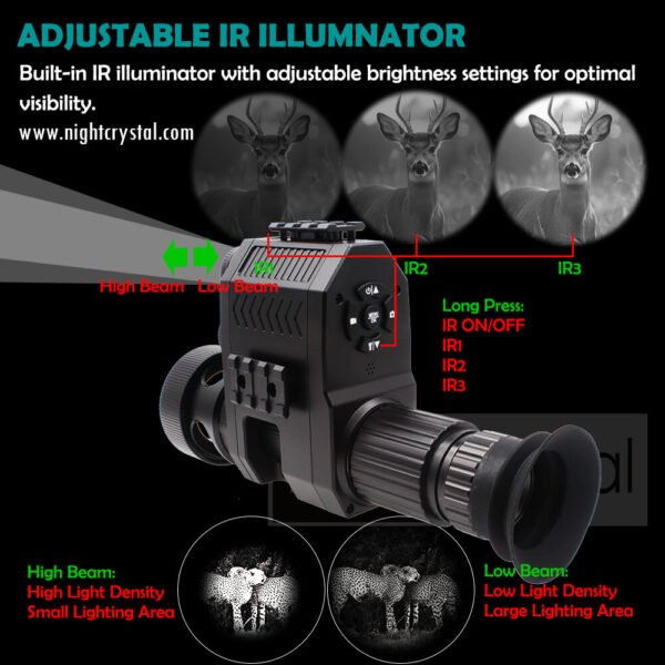 M4C Hunting Night Vision Scope Attachment – NightCrystal Night Vision ...